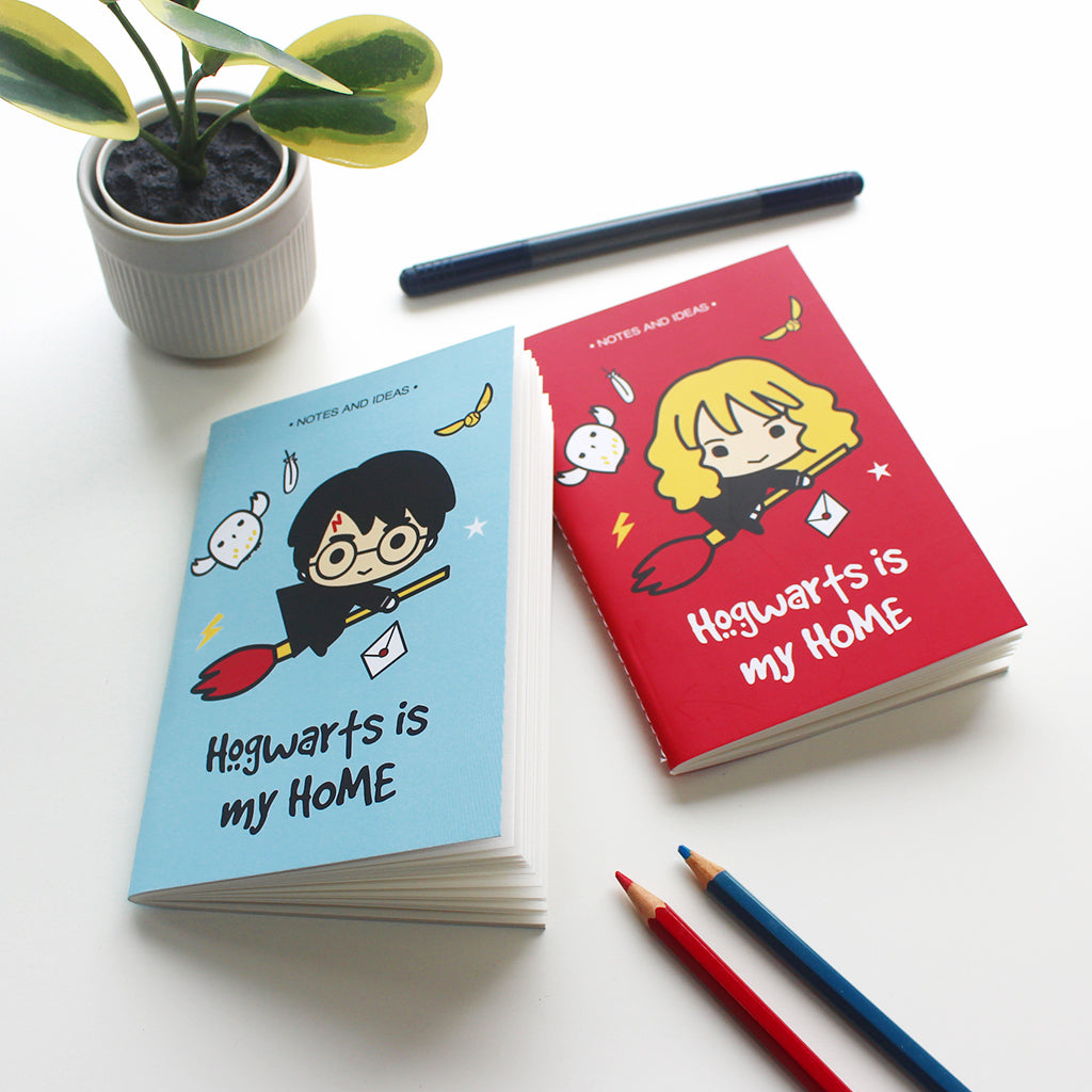 Official Harry Potter Chibi Characters Themed A6 Blank Pocket Notepads ...